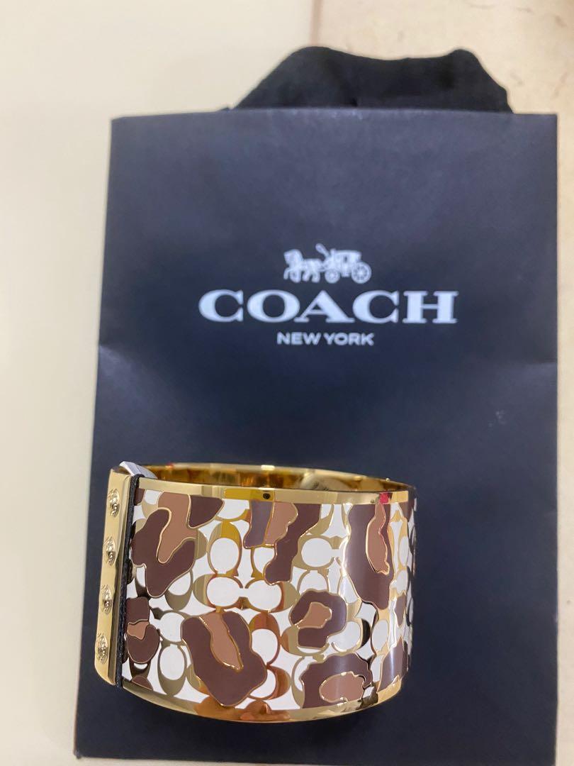 Coach Enamel bangle. , Luxury, Accessories on Carousell