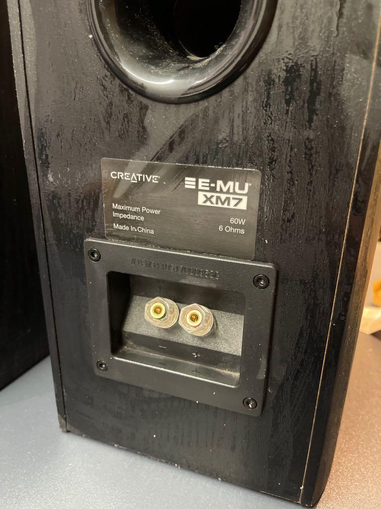 Creative EMU XM7 passive bookshelf speakers, Audio, Soundbars, Speakers ...