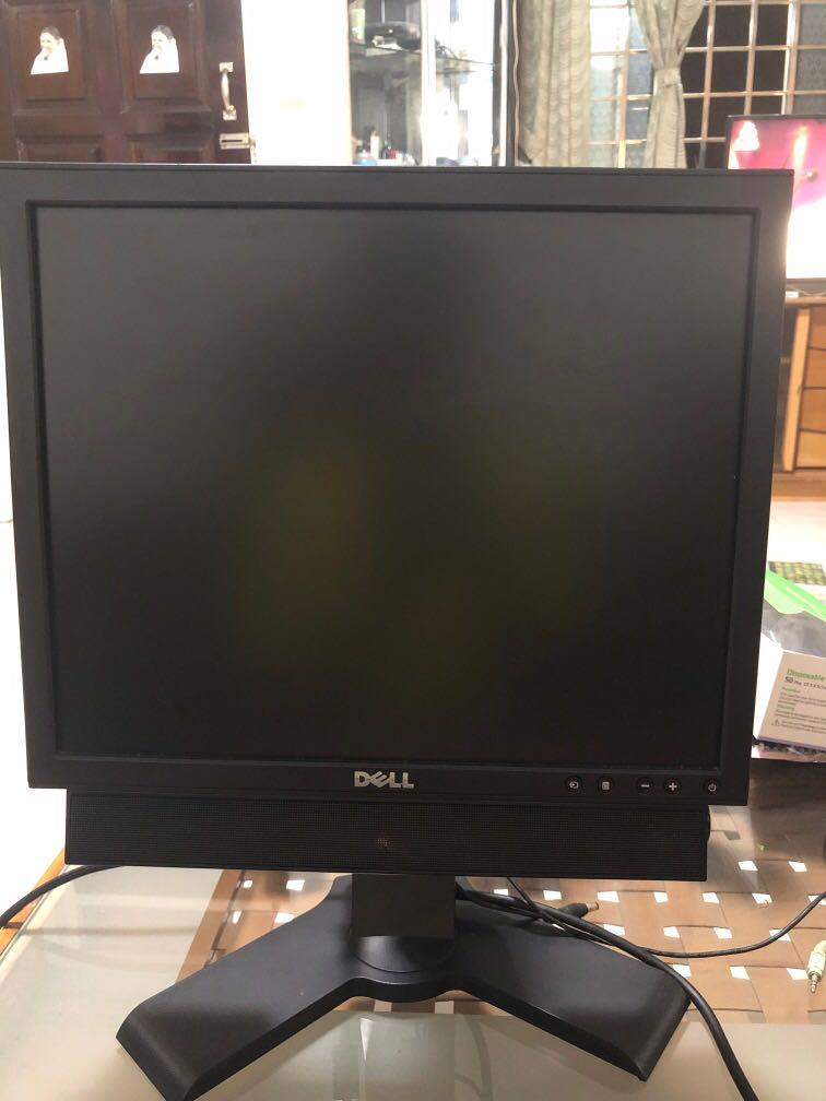 Dell P170Sb LCD Monitor with Speaker, VGA & Power cable, Computers ...