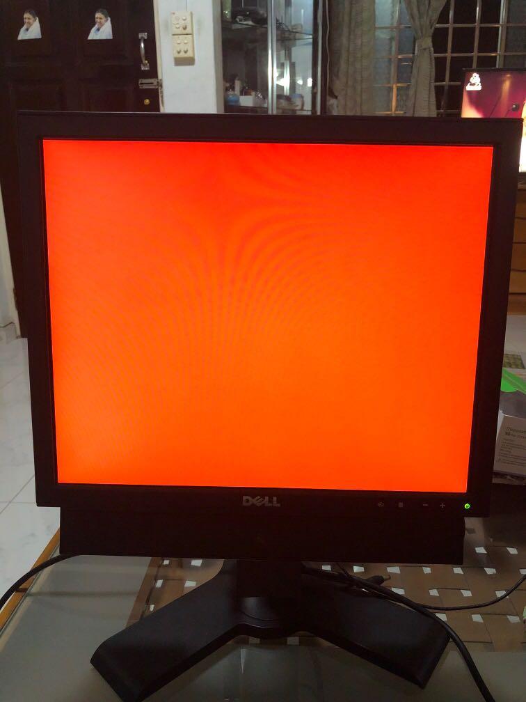 Dell P170Sb LCD Monitor with Speaker, VGA & Power cable, Computers ...
