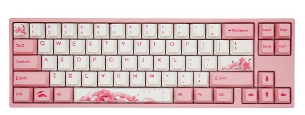 Ducky x Varmilo Miya Pro Sakura V2 Edition Compact Mechanical Keyboard ...