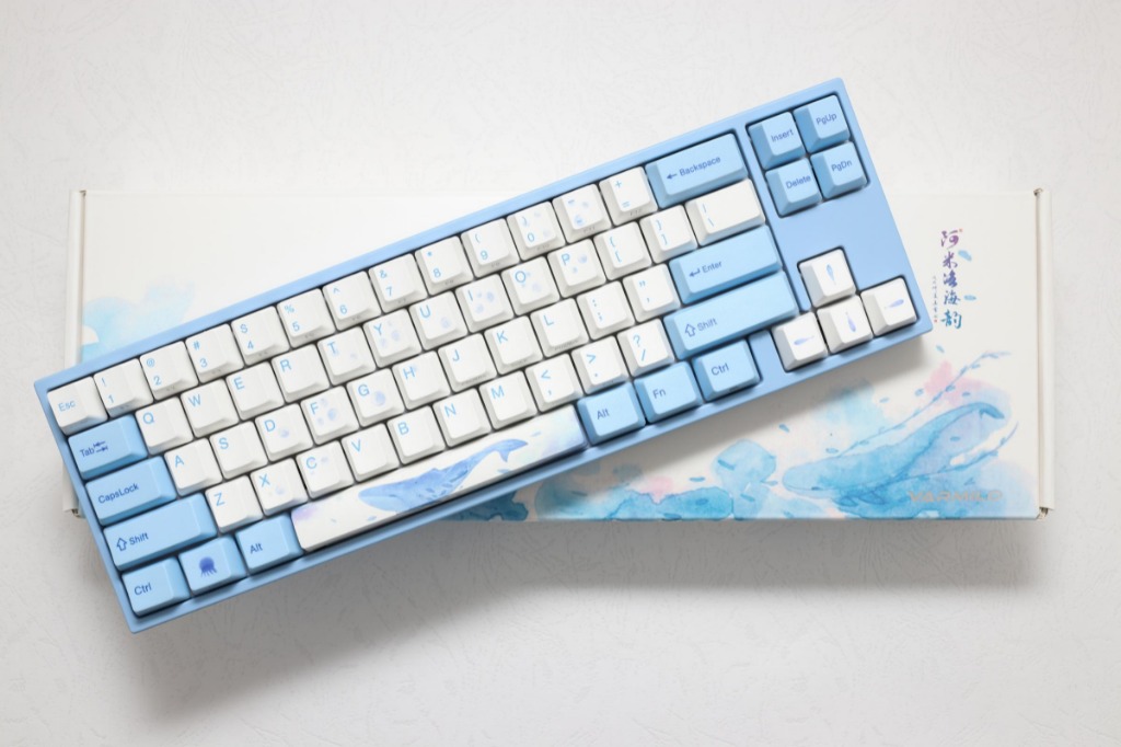 Ducky x Varmilo MIYA Pro Sea Melody 65% Dye Sub PBT Mechanical Keyboard ...