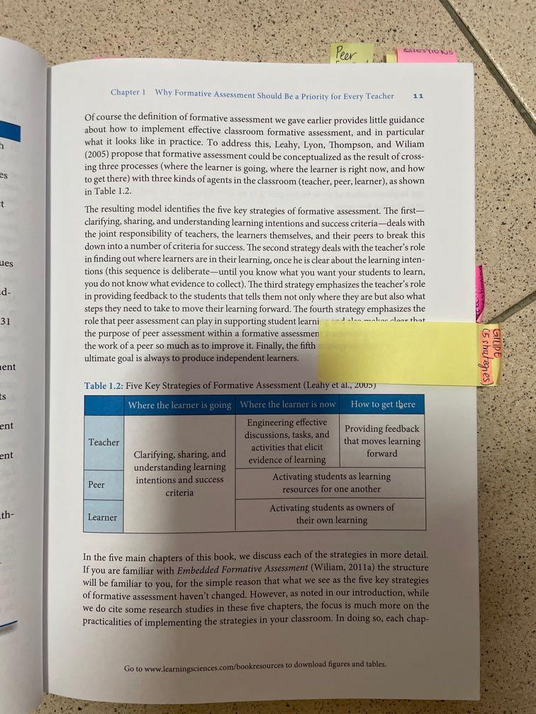 Embedding Formative Assessment by Dylan William and Siobhan Leary ...