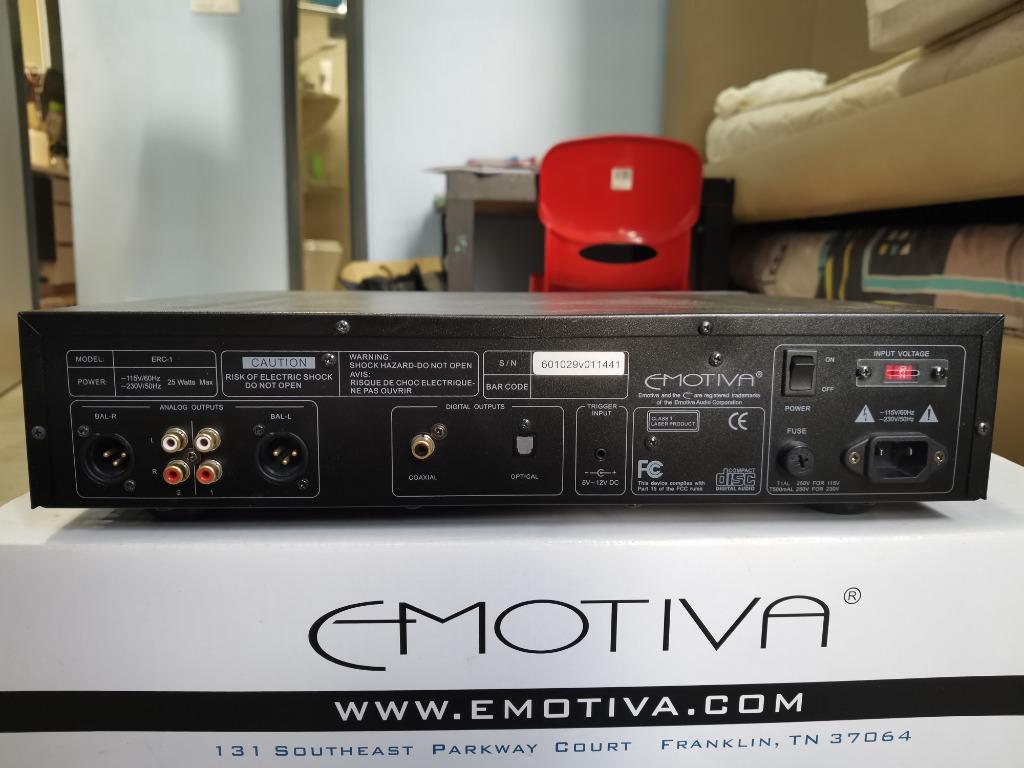 Emotiva ERC-1 High-end CD Player, Audio, Portable Music Players on ...