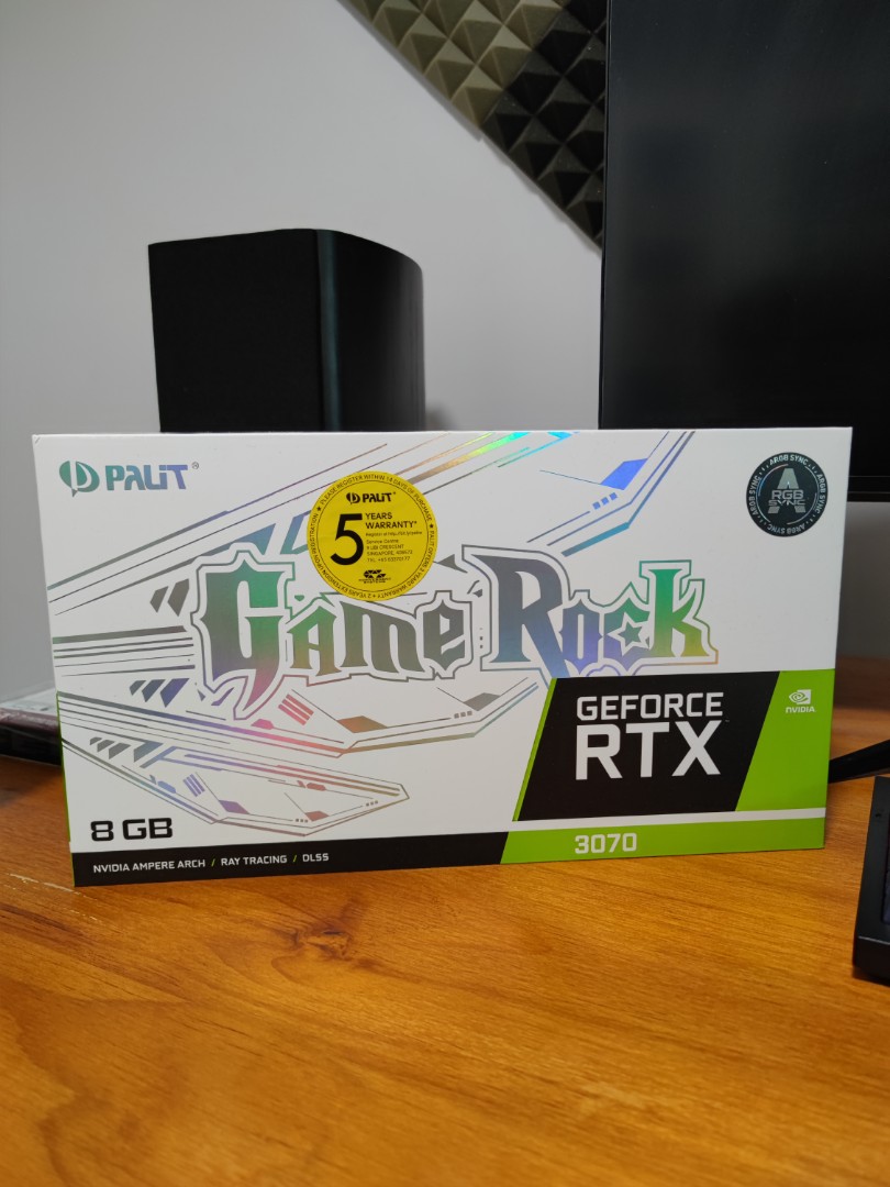 [Free Delivery] Palit RTX 3070 Game Rock Graphics Card (LHR) Nvidia GPU ...