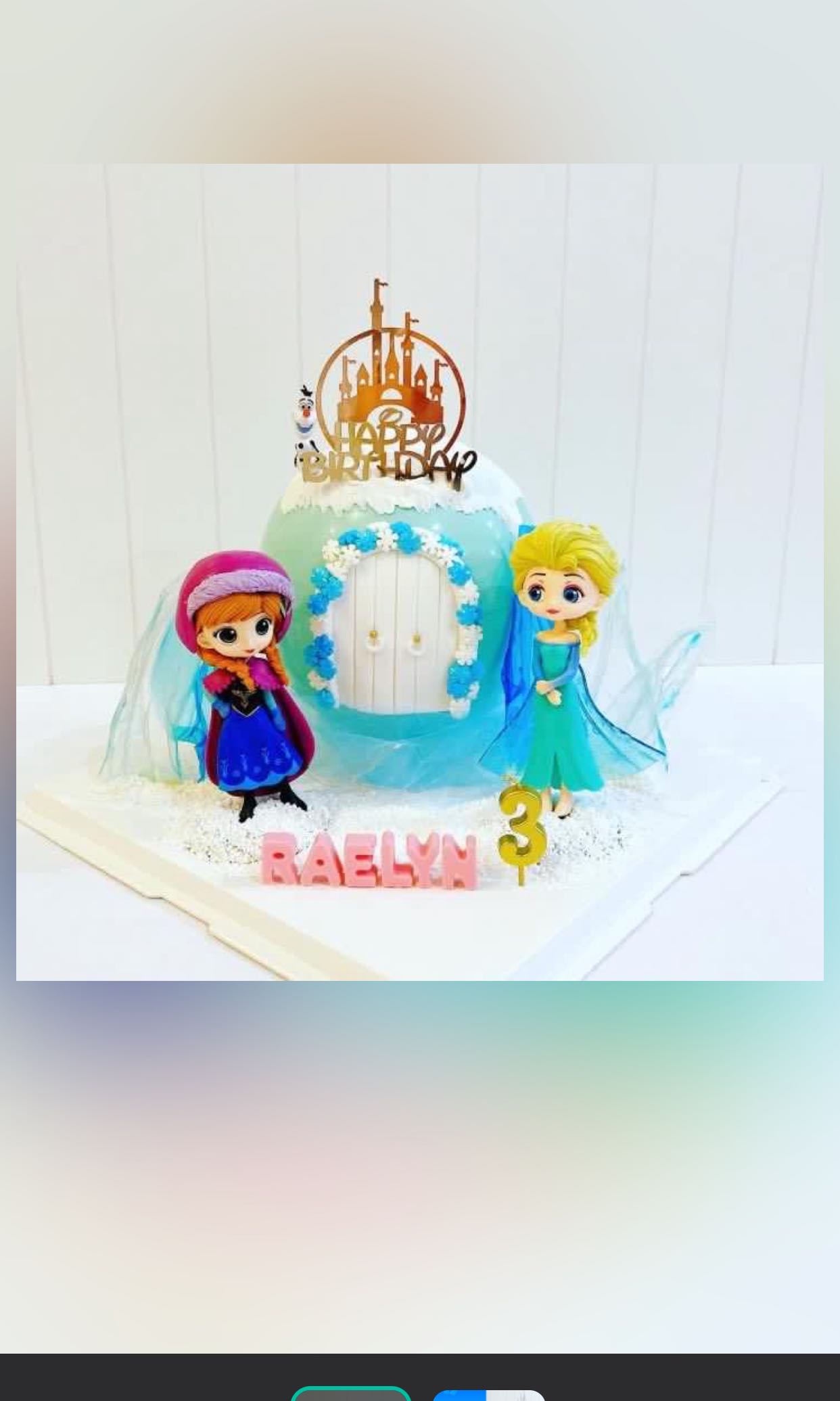 Frozen knock knock / pinata cake, Food & Drinks, Homemade Bakes on ...