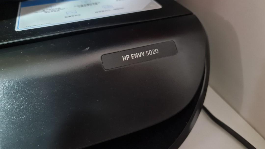 HP Envy 5020 All in One Printer plus Black and Colour XL Ink Cartridge ...