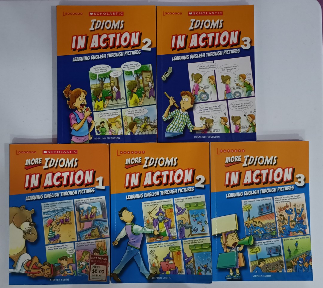 Idioms in Action/More Idioms in Action series, Hobbies & Toys, Books ...