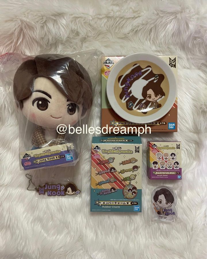 Jungkook Set BTS Tiny Tan Dynamite Kuji 2021, Hobbies & Toys, Memorabilia & Collectibles, Fan ...