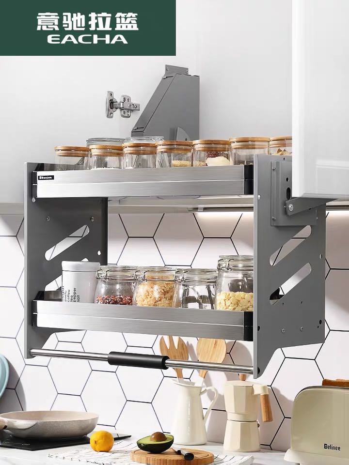 Kitchen Pull Down System Storage, Furniture & Home Living, Home ...