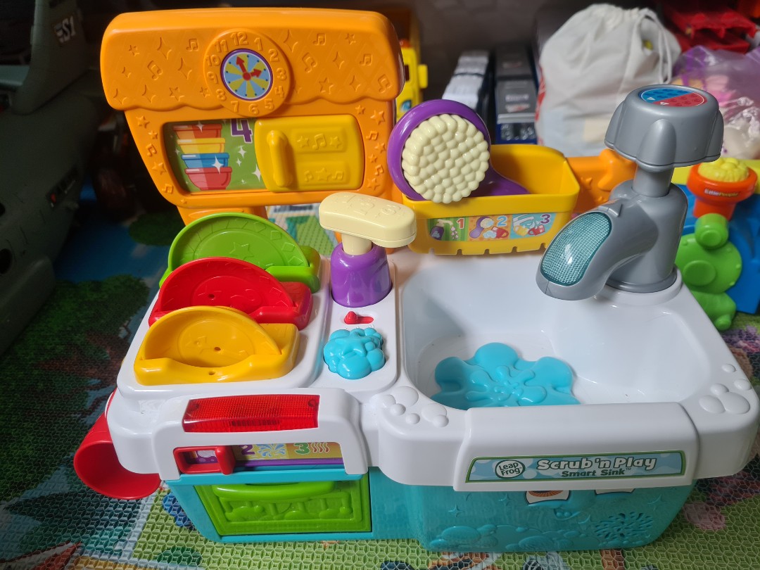 Leapfrog Scrub and Play Smart Sink, Hobbies & Toys, Toys & Games on ...