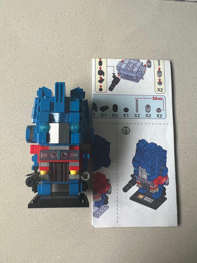 lego compatible transformers brick headz, Hobbies & Toys, Toys & Games ...