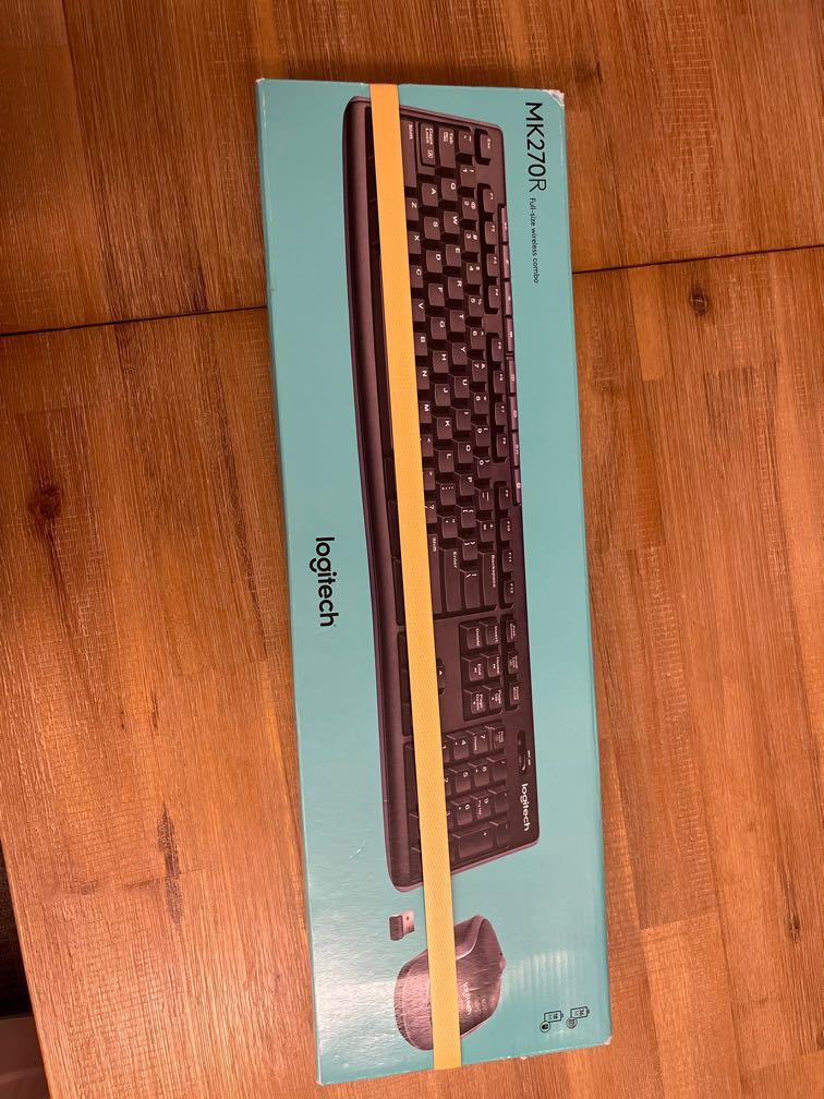 Logitech Full size wireless keyboard and mouse, Computers & Tech, Parts ...