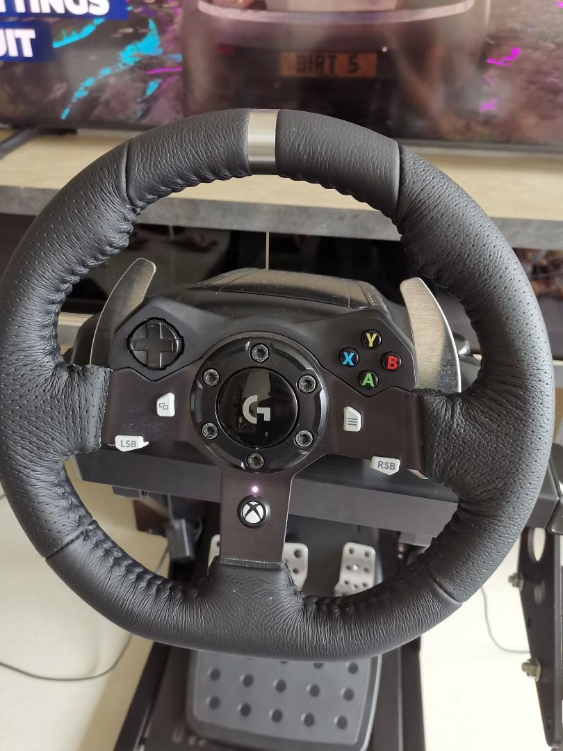 Logitech G920 Racing Wheel with shifter and stand, Video Gaming, Gaming ...