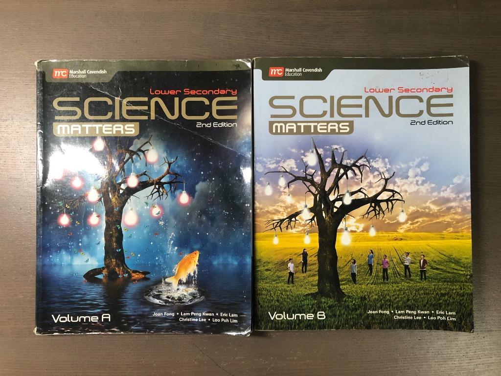Marshall Cavendish Lower Secondary Science Matters Textbook Volume A & B 2nd edition, Hobbies ...