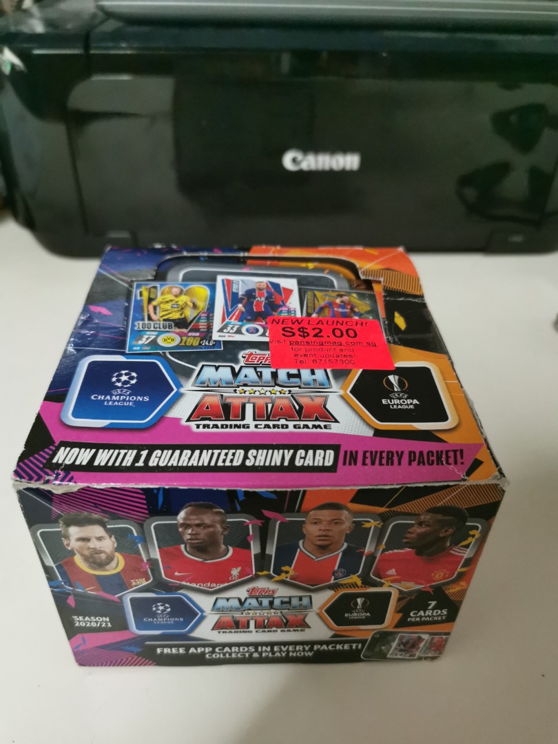 Match attax 20-21 box, Hobbies & Toys, Toys & Games on Carousell