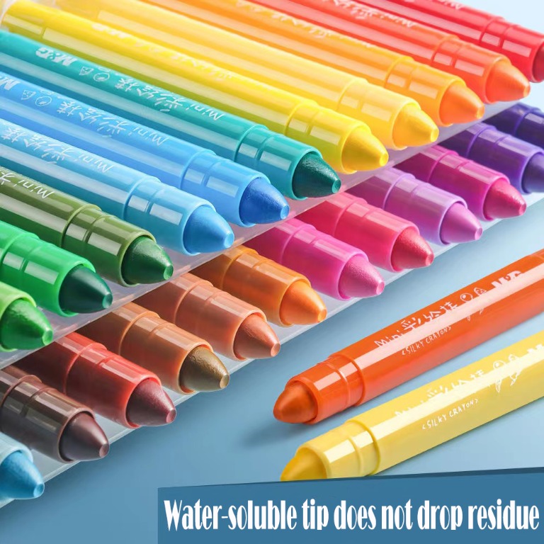 M&G Kids Rotating Washable Crayons Spinning Crayons Toddler Draw Colour ...