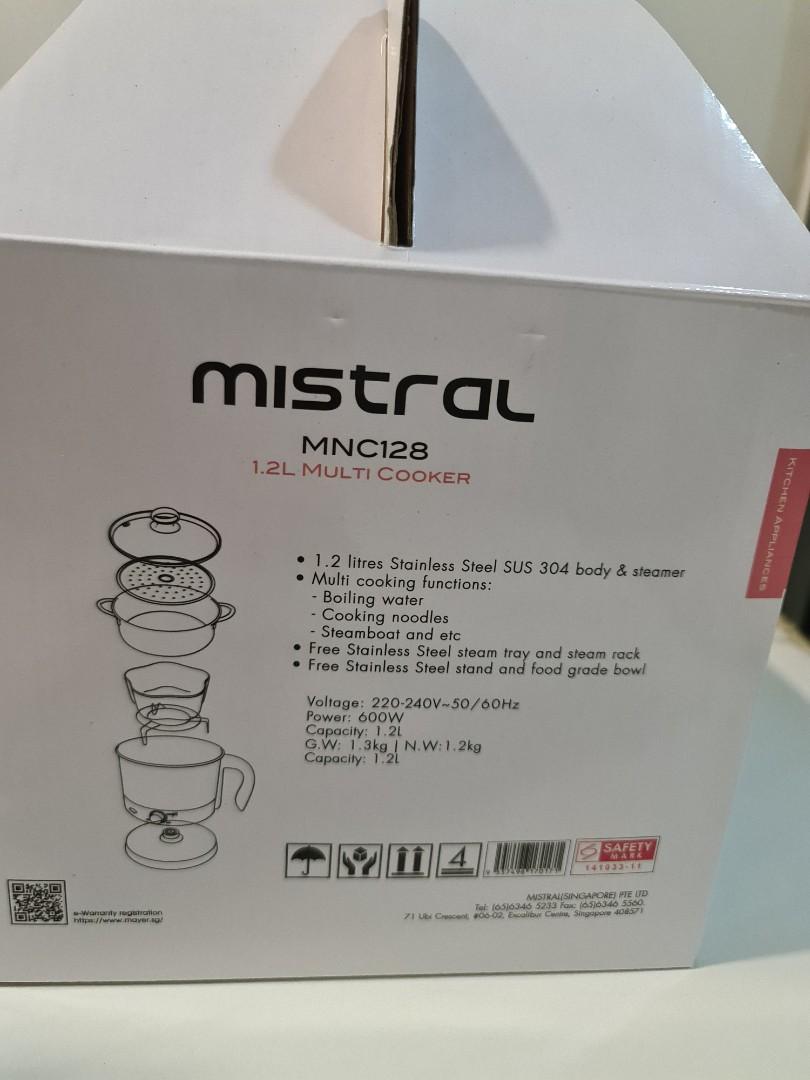 Mistral 1.2L multi cooker New MNC128, TV & Home Appliances, Kitchen ...