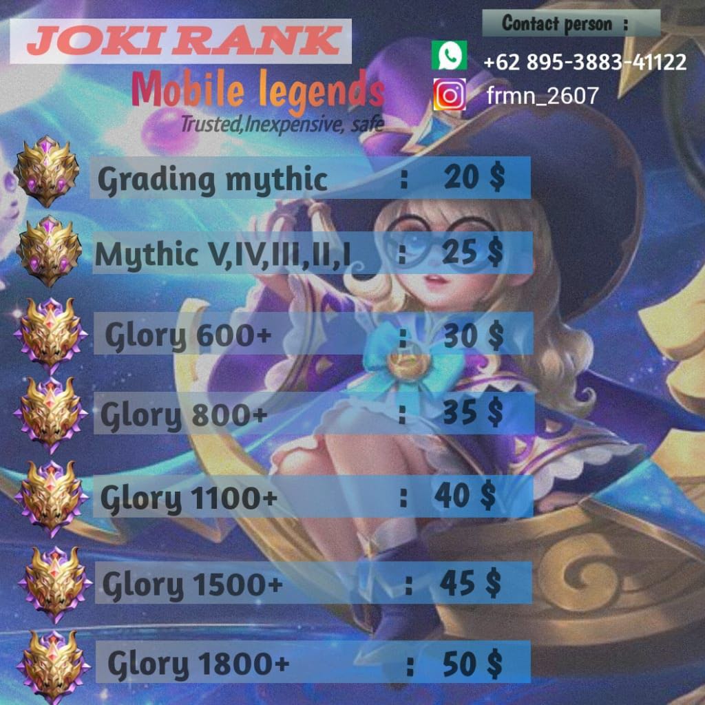 MLBB Boosting service Joki, Video Gaming, Gaming Accessories, In-Game ...