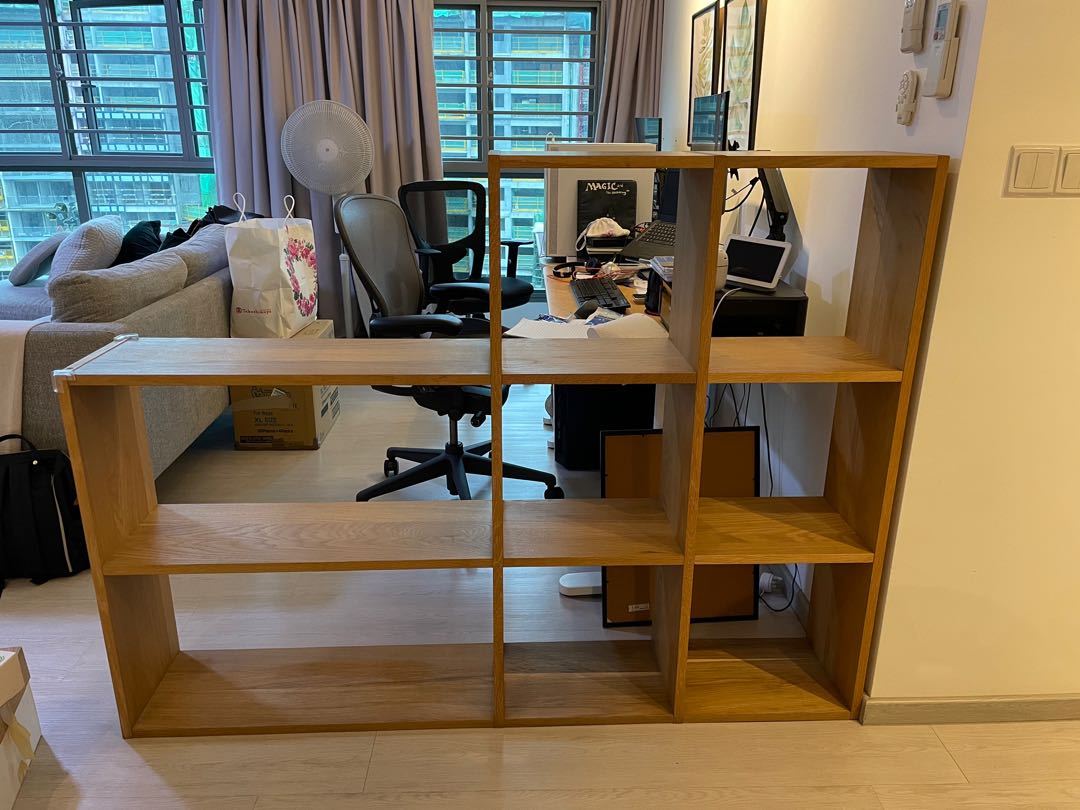 Muji Oak Stacking Shelf System, Furniture & Home Living, Furniture ...