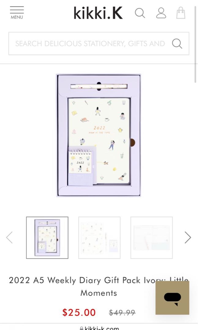 NEW Kikki.K Notebook+Pen+ Calendar Set, Hobbies & Toys, Stationery ...