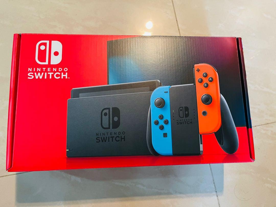 Nintendo Switch Console- Gen 2 - Blue/Red, Video Gaming, Video Game ...