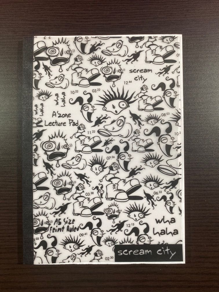 Notebook screamcity!!!, Hobbies & Toys, Stationery & Craft, Stationery ...