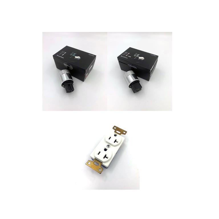 Oyaide F1 Power Connectors & R1 Receptacle (Used), Audio, Other Audio ...