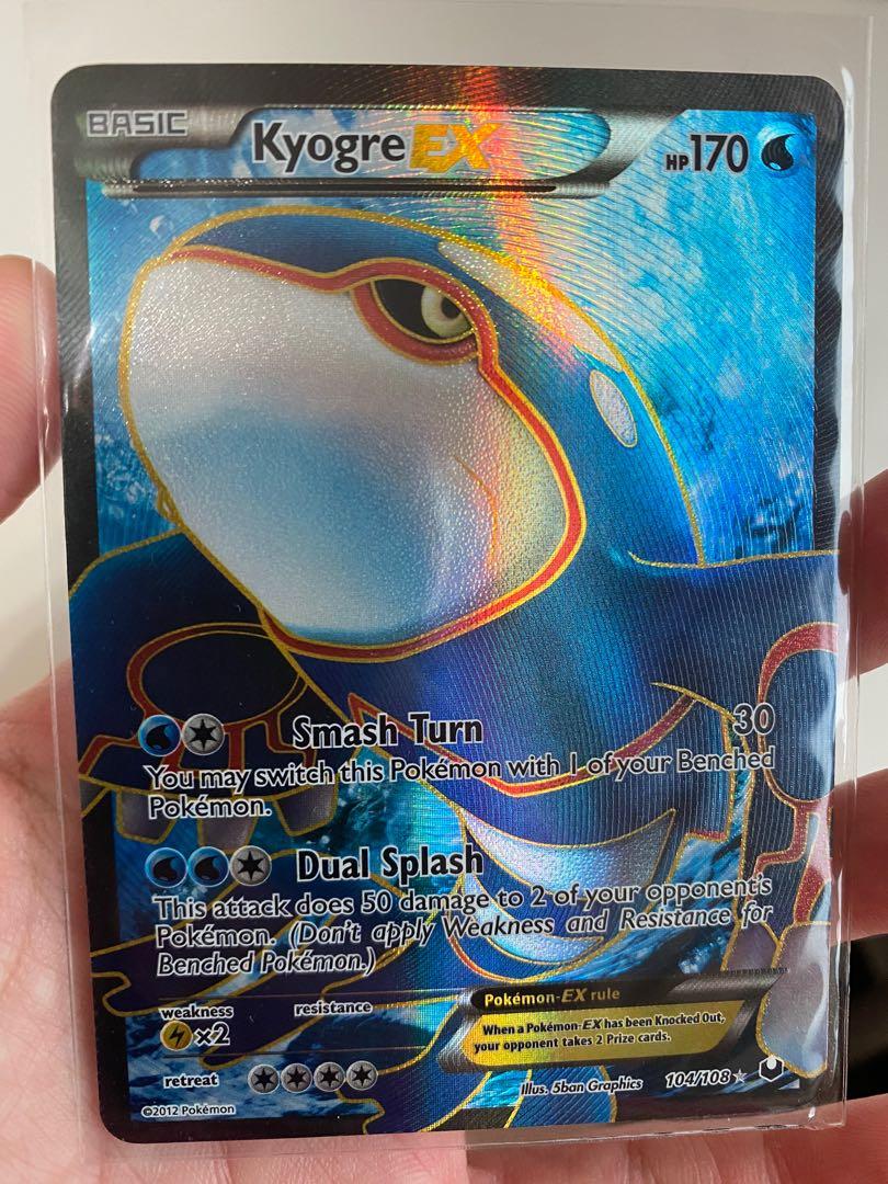 Pokemon card Kyogre ex 104/108, Hobbies & Toys, Toys & Games on Carousell