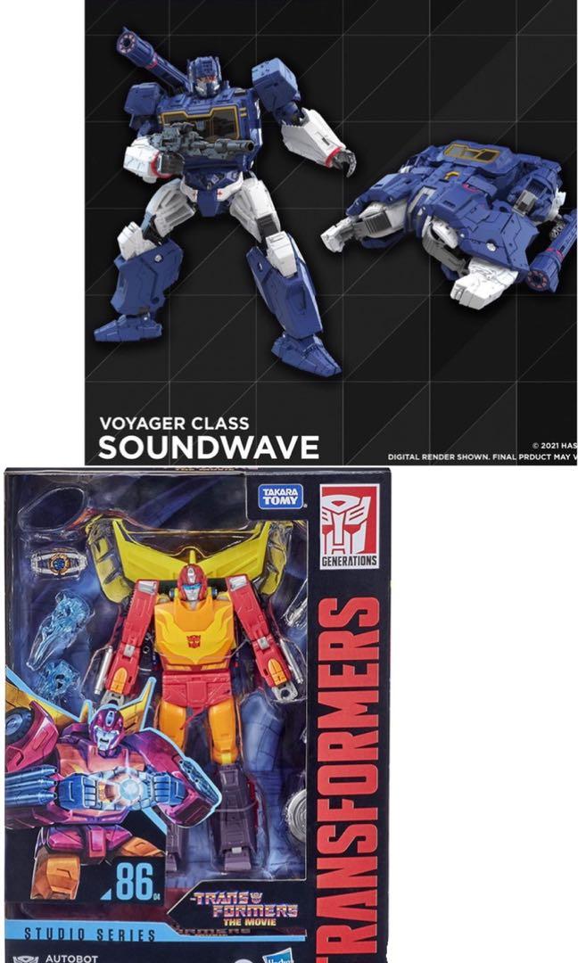 PREORDER SET OF 2 Transformers Studio series Soundwave and Hot Rod ...