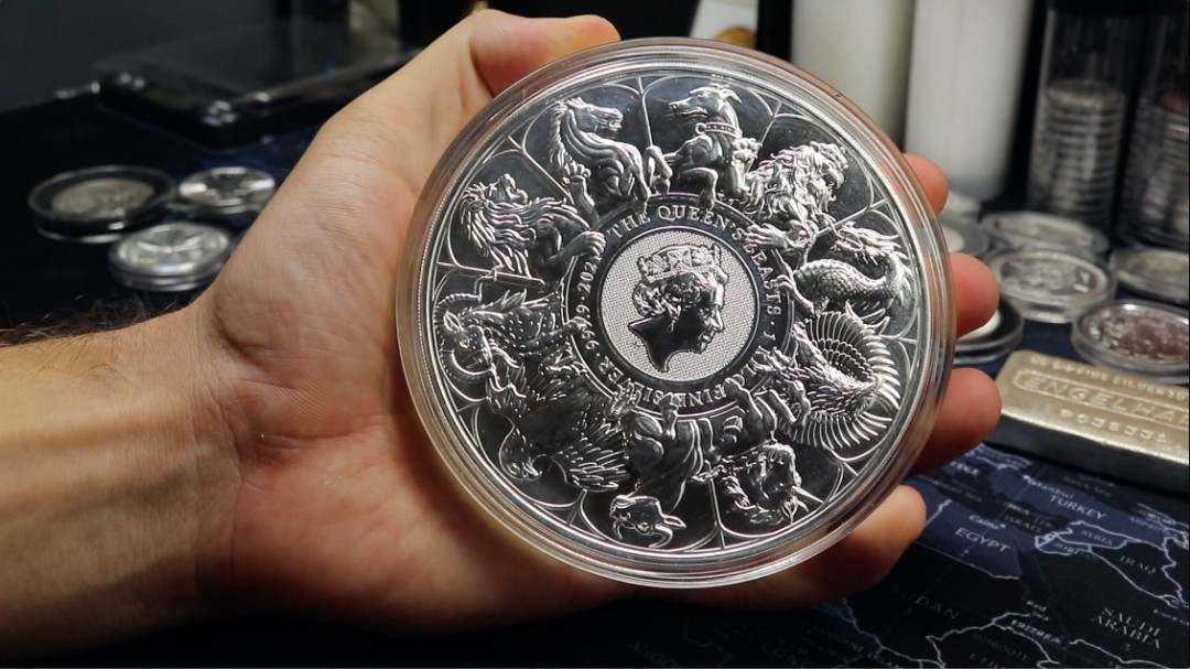 The royal mint Queen's beast completer kilo 1 kg coin bullion queen ...