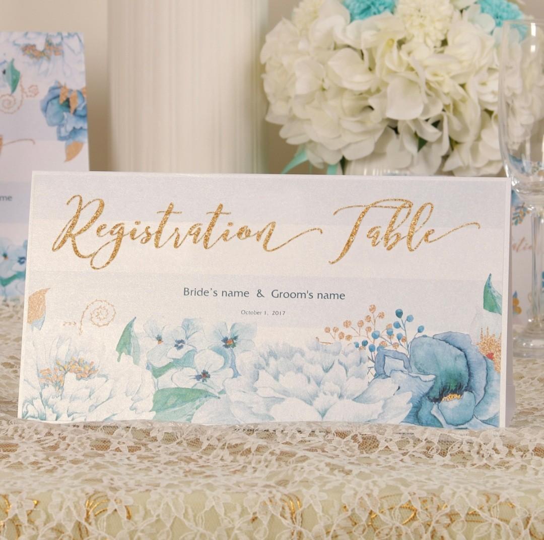 Registration table signage, Hobbies & Toys, Stationery & Craft, Art ...