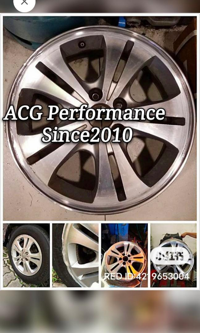 rim repair ,wheel dented and warped, Car Accessories, Tyres & Rims on ...