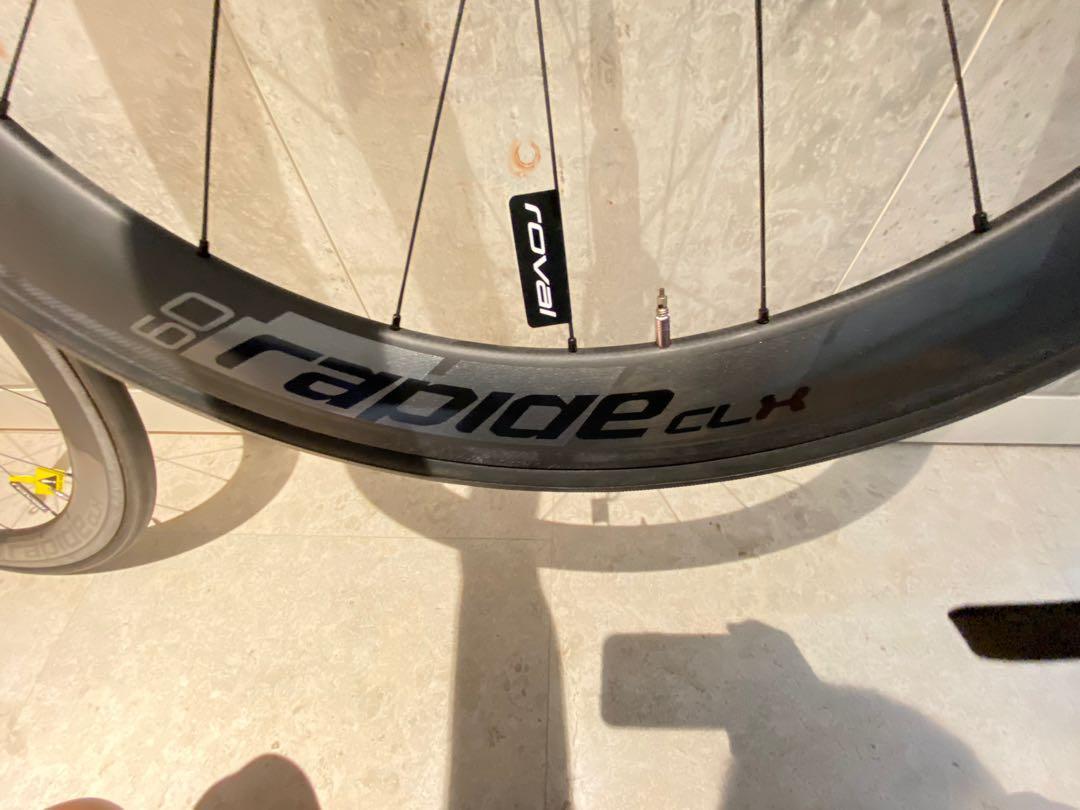 Roval Rapide CLX 60 Tubular wheels, Sports Equipment, Bicycles & Parts ...