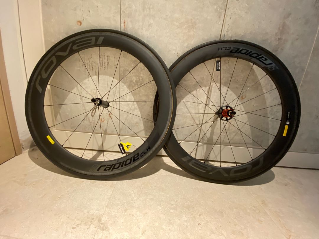 Roval Rapide CLX 60 Tubular wheels, Sports Equipment, Bicycles & Parts ...
