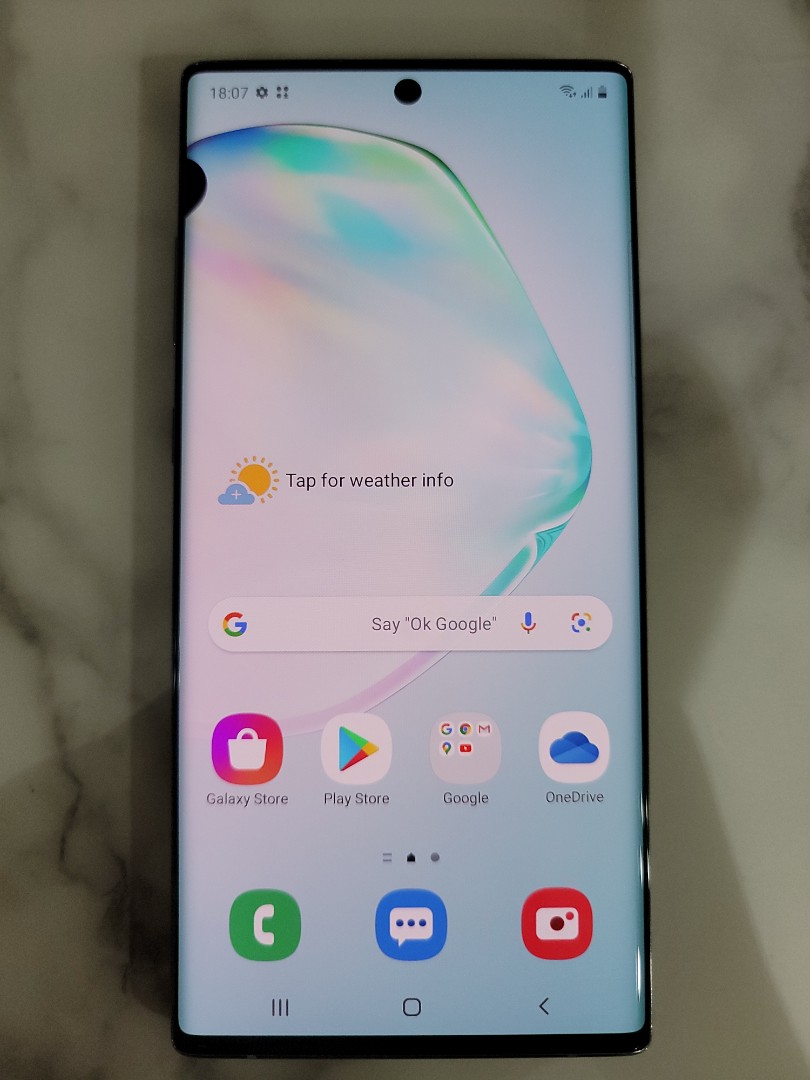 Samsung Note 10 Plus Aura Glow 12GB/256GB, Mobile Phones & Gadgets ...