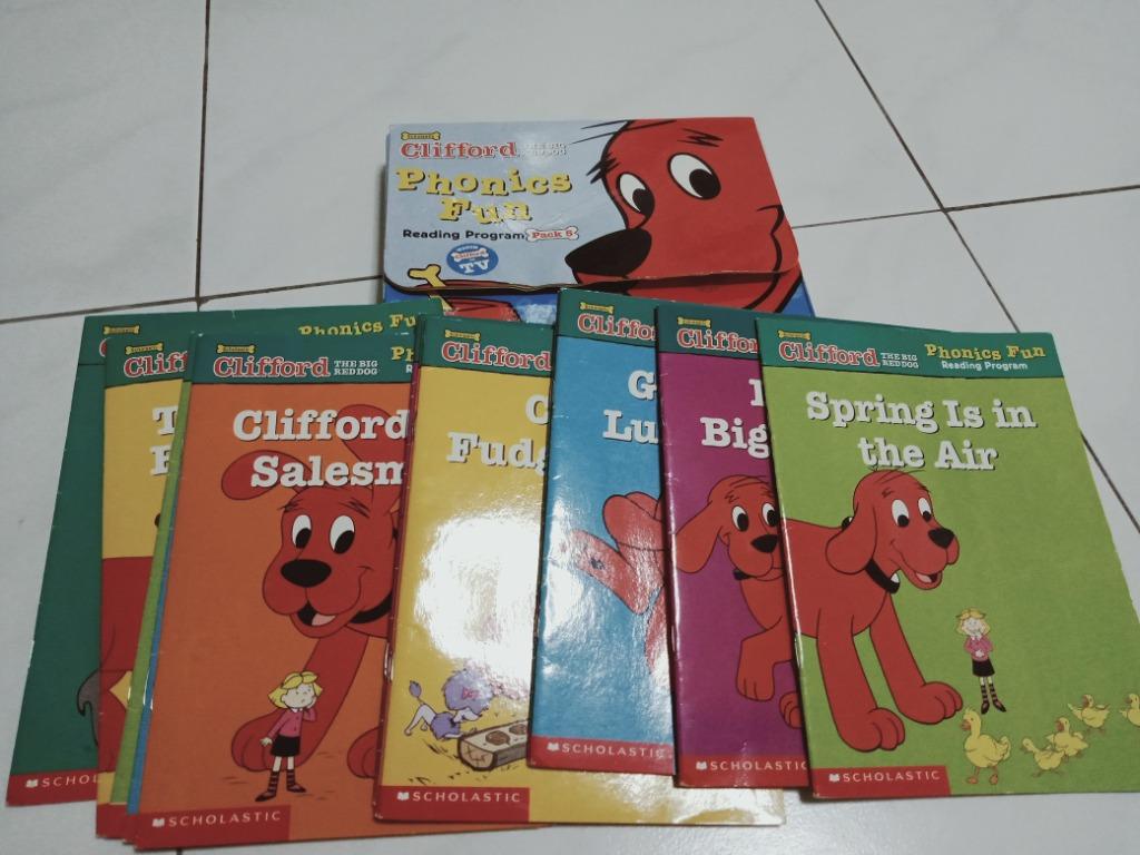 Scholatic Clifford Phonics fun Reading Program Pack 5, Hobbies & Toys ...