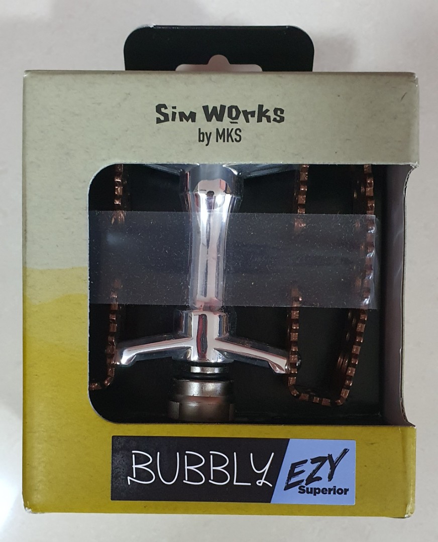 Sim Works by MKS Bubbly Ezy Superior bicycle quick release pedals ...