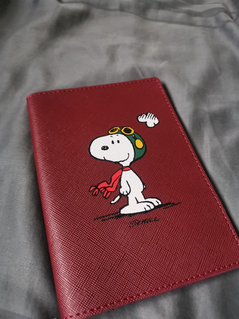 Snoopy passport holder, Women's Fashion, Bags & Wallets, Wallets & Card ...