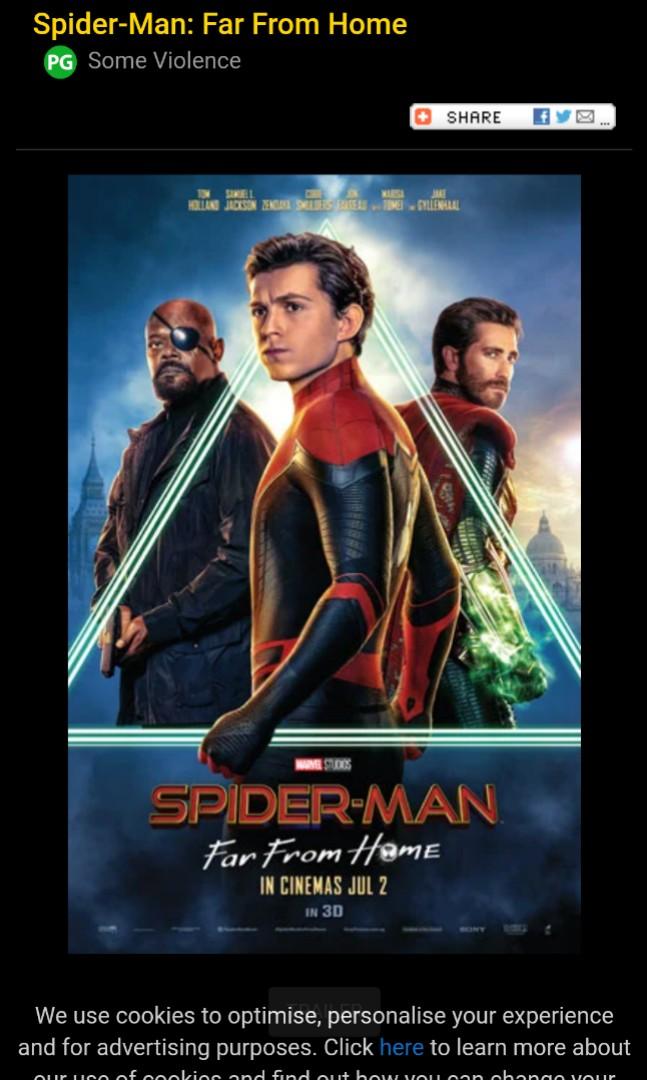 Spider man no way home movie ticket 1/1, Tickets & Vouchers, Event ...