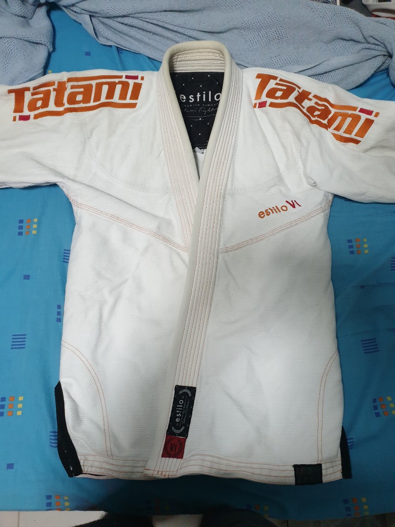 Tatami Estilo 6 White/Orange BJJ Gi A1Fitted, Sports Equipment, Other ...