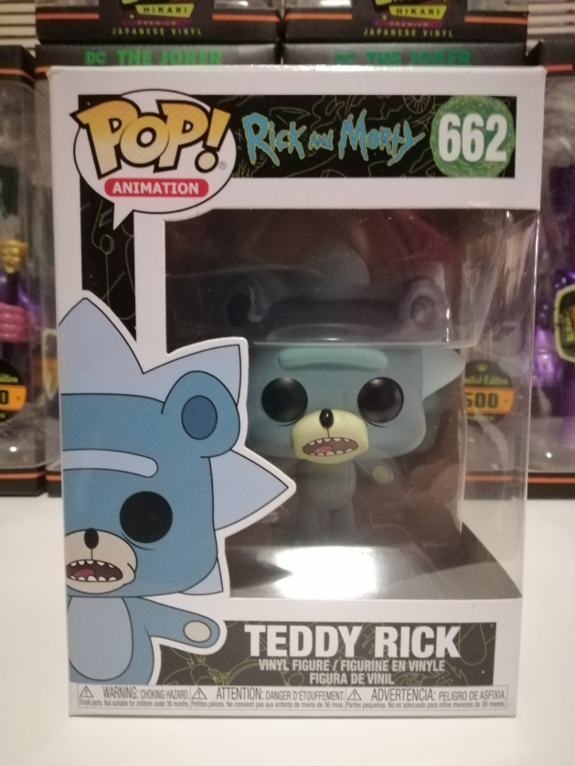Teddy Rick - Rick and Morty Funko Pop! - Authentic with Protector ...