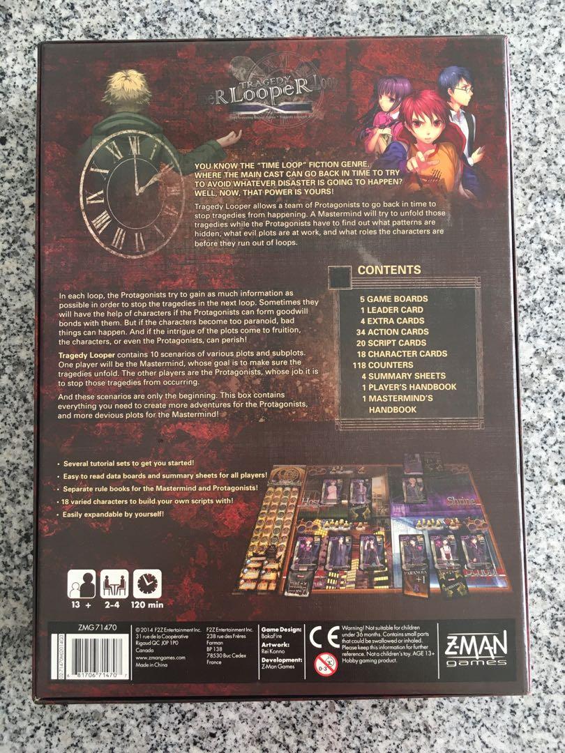 Tragedy Looper board game, Hobbies & Toys, Toys & Games on Carousell
