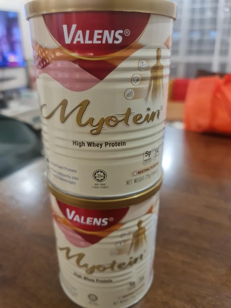 Valens myotein neutral flavour, Health & Nutrition, Health Supplements ...