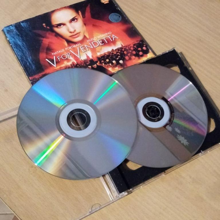 VCD Original - V for Vendetta (2 CD, 2005), Musik & Media, CD, DVD & Lainnya di Carousell