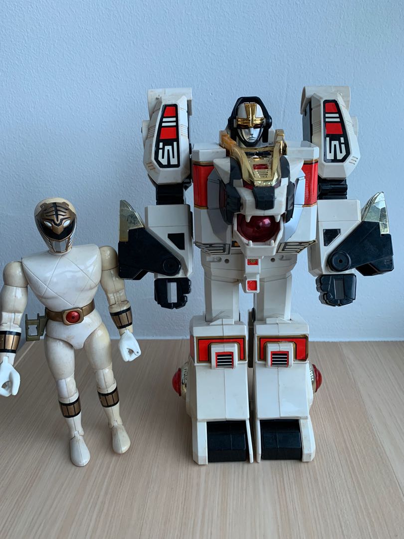 White Tigerzord + White Ranger (Power Rangers), Hobbies & Toys, Toys ...