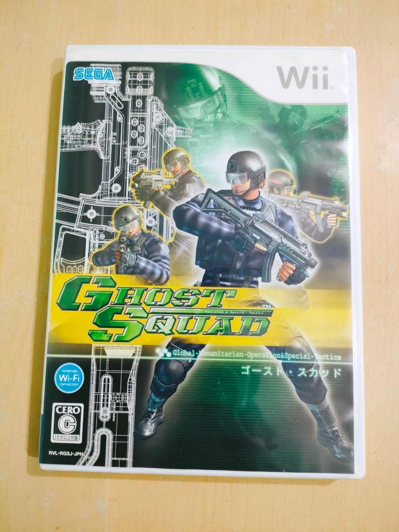 Wii Ghost Squad Japanese Ver. $25 (Negotiable), Video Gaming, Video ...