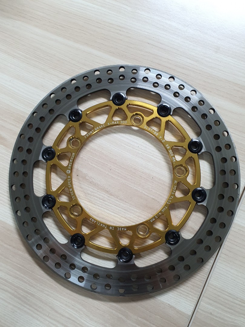 Xmax oversize seven speed floating disc 300mm, Motorcycles, Motorcycle ...