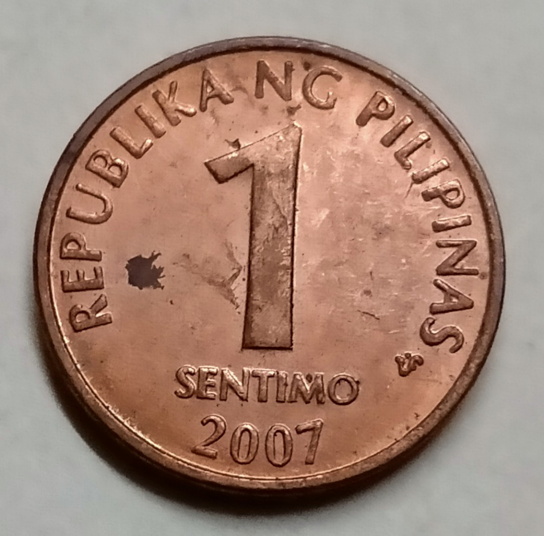 2007 Philippines **New Design Series** 1 sentimo old coin Xf condition**Hard to find**, Hobbies ...