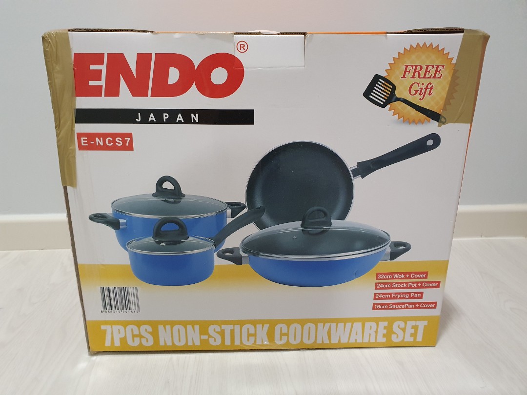 7 pcs cookware set, Furniture & Home Living, Kitchenware & Tableware ...